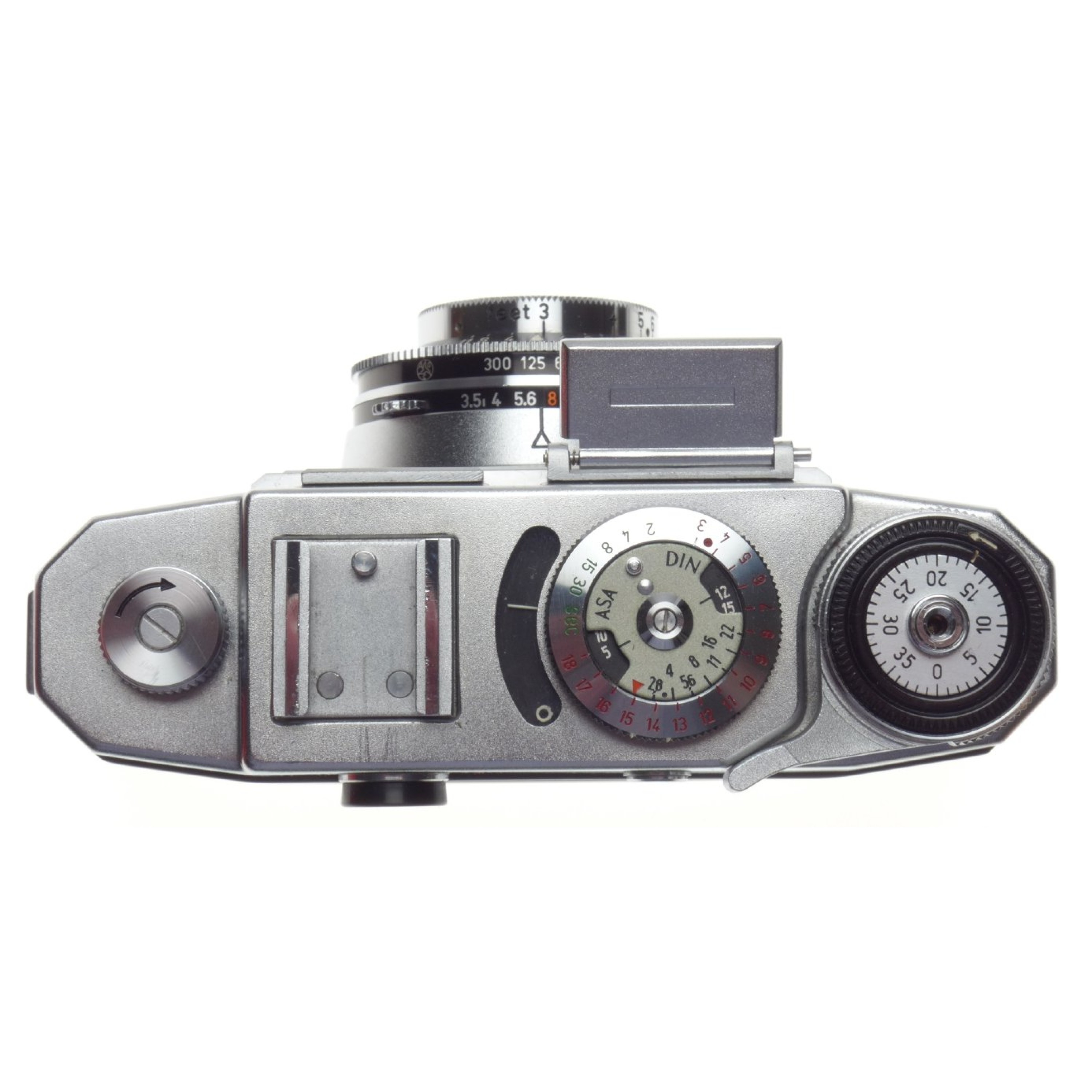 Zeiss Ikon CONTINA 35mm classic film camera Prontor shutter 3.5/45mm ...