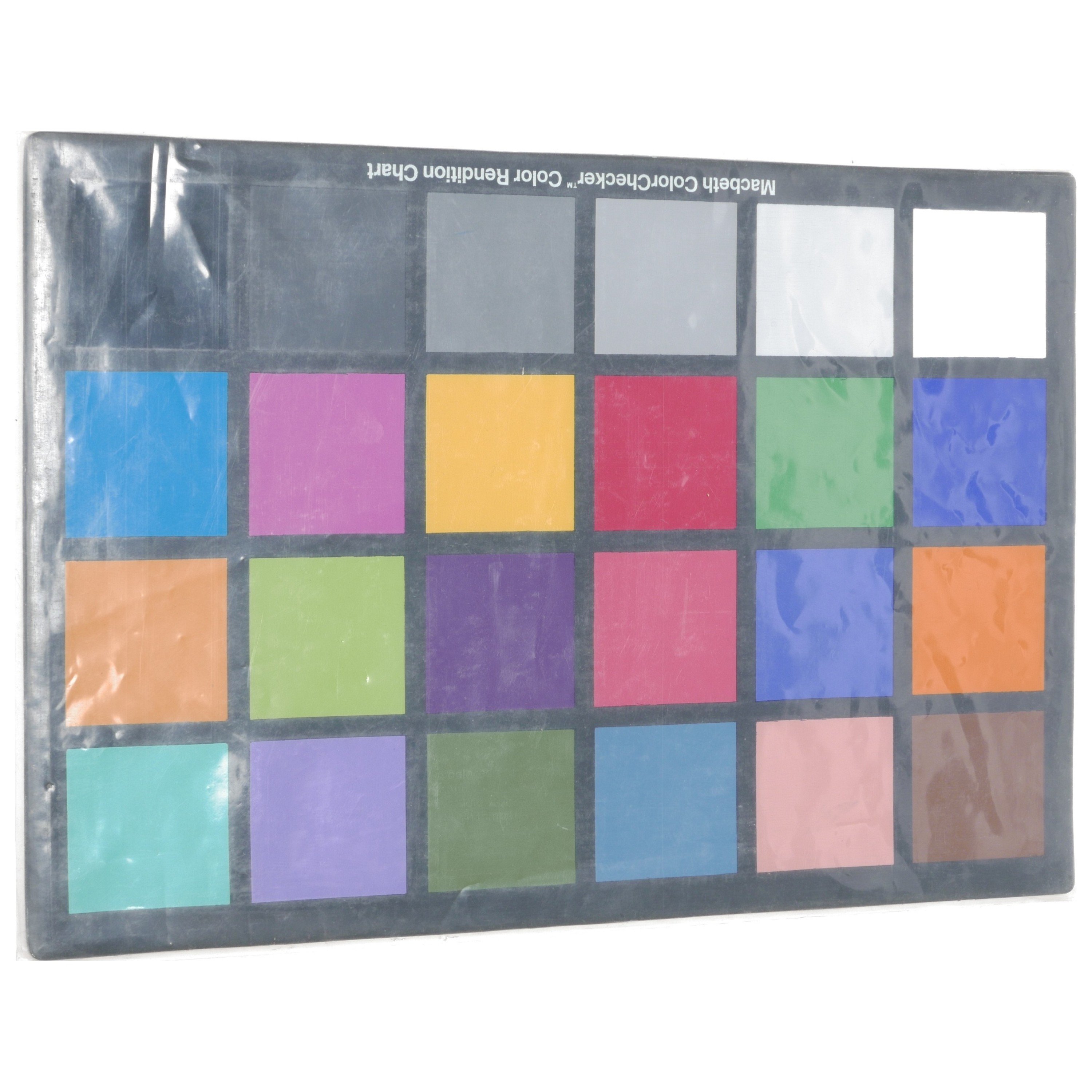 The Macbeth colorchecker rendition chart used rare